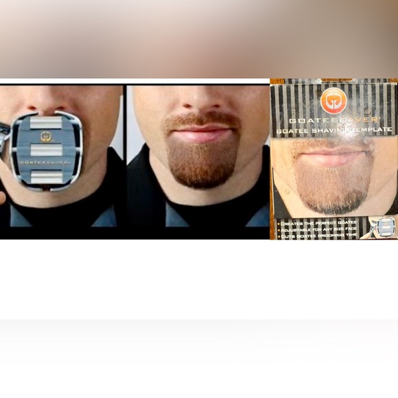 GOATEESAVER | Grooming | The Goateesaver Goatee Shaving Template Great ...